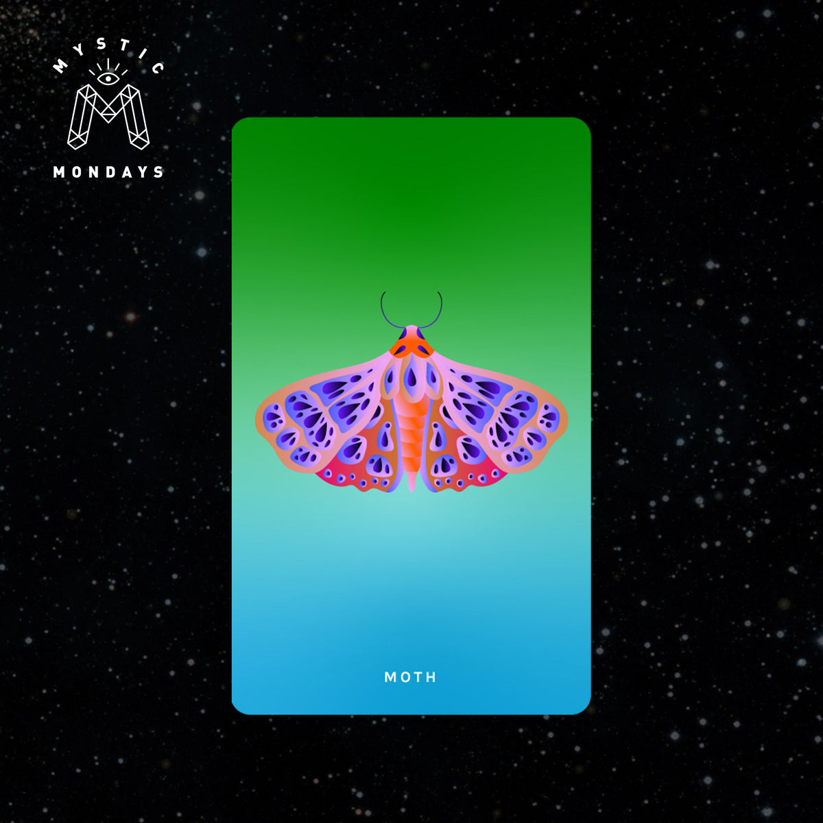 Moth - Cosmic Creatures Card Meaning
