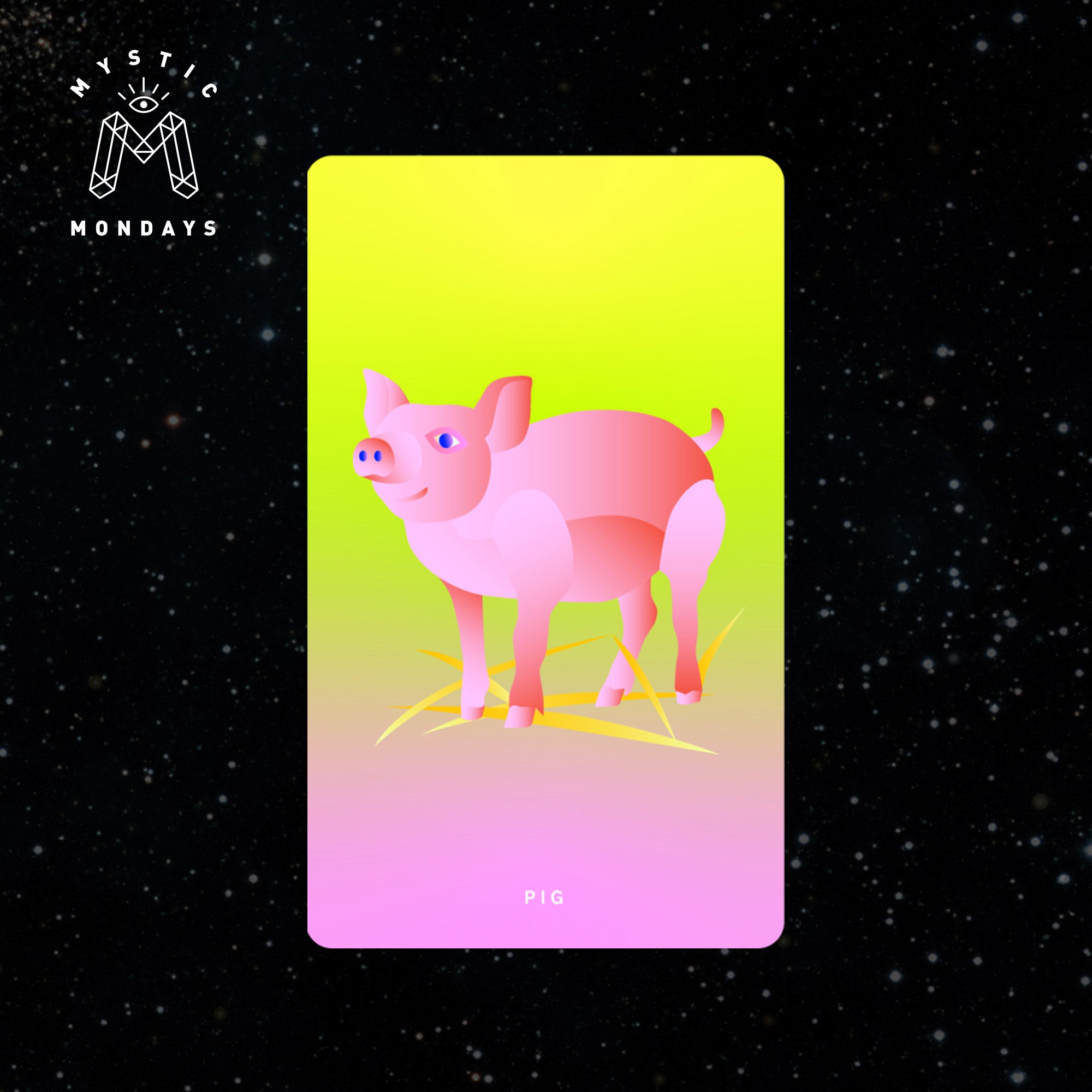 Pig - Cosmic Creatures Card Meaning