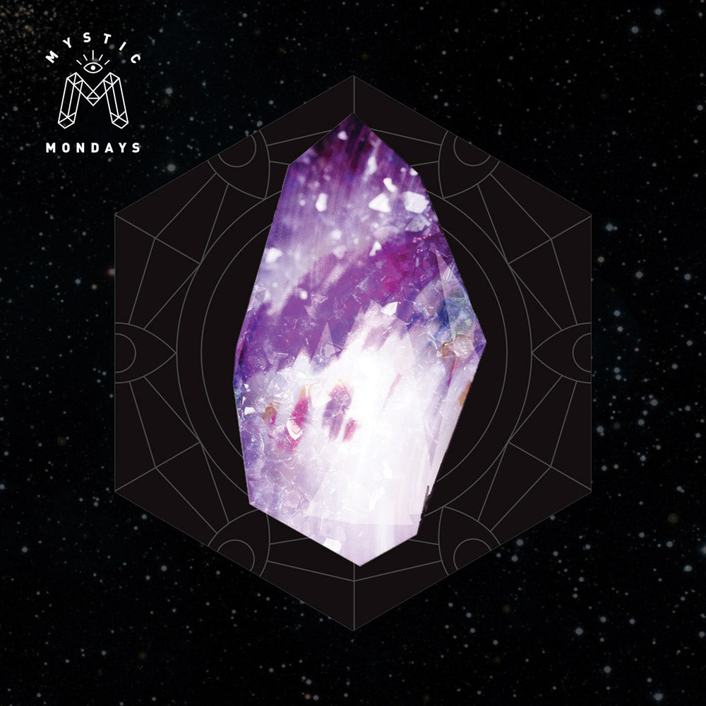 Amethyst Phantom Quartz - Crystal Card Meaning - Grace Duong