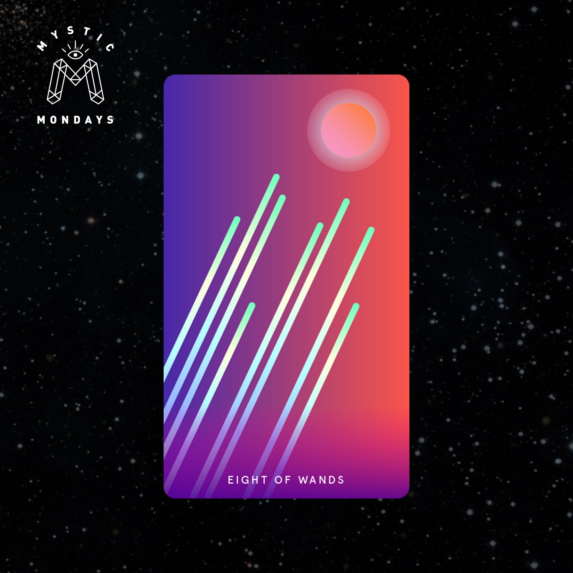 Eight of Wands - Tarot Card Meaning - Grace Duong