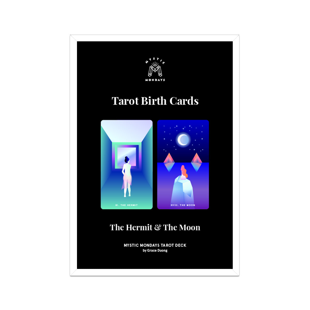 The Hermit and The Moon Print