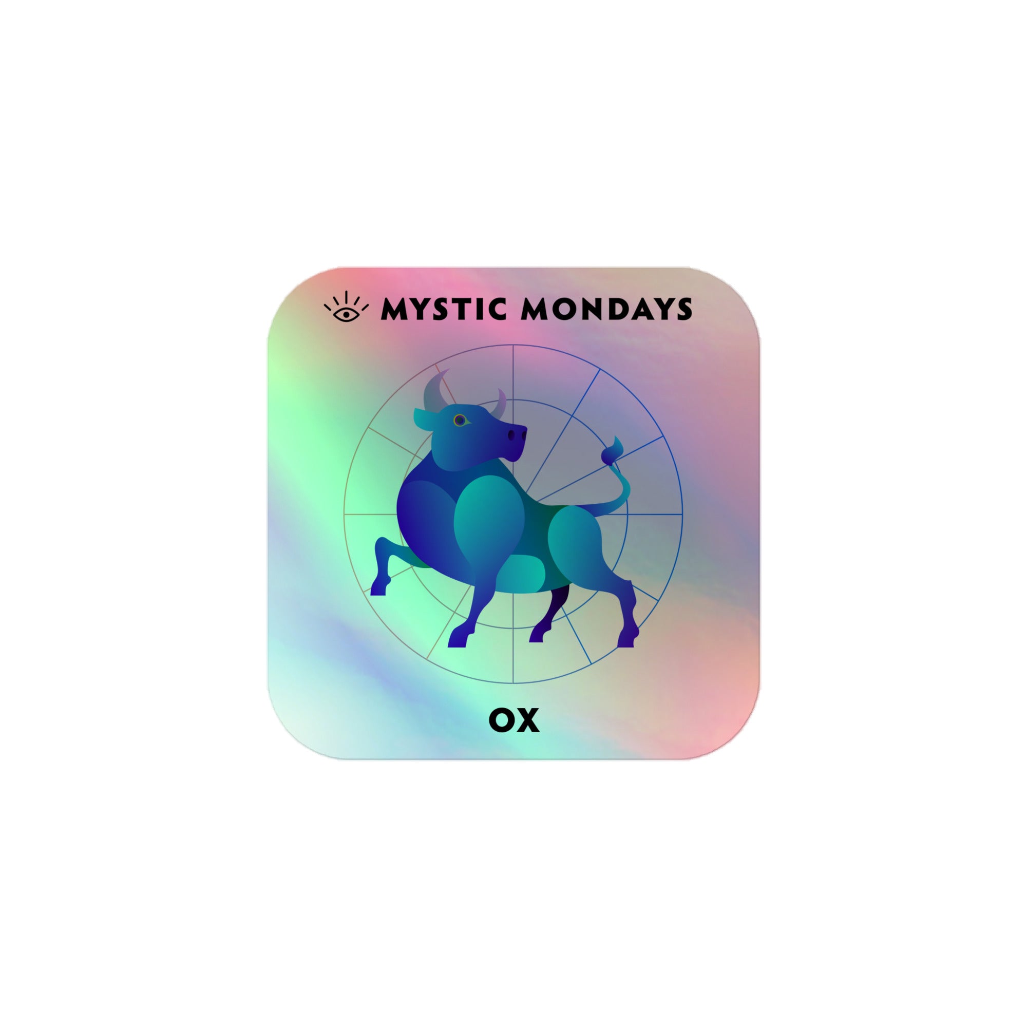 Ox Holo Sticker