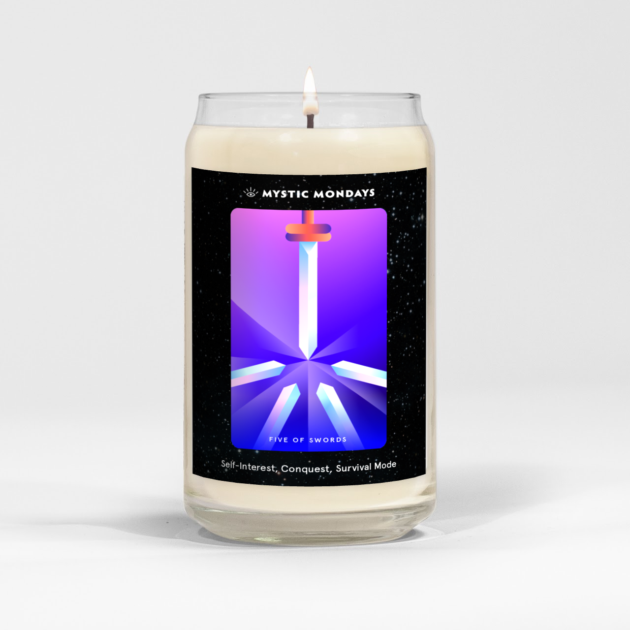 Five of Swords Candle