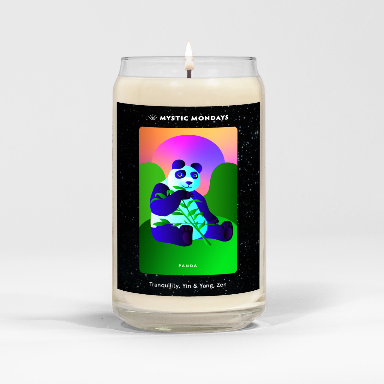 Panda Candle